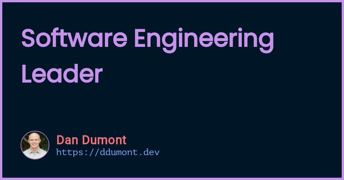 Dan Dumont | Engineering leader Dan Dumont | Engineering leader